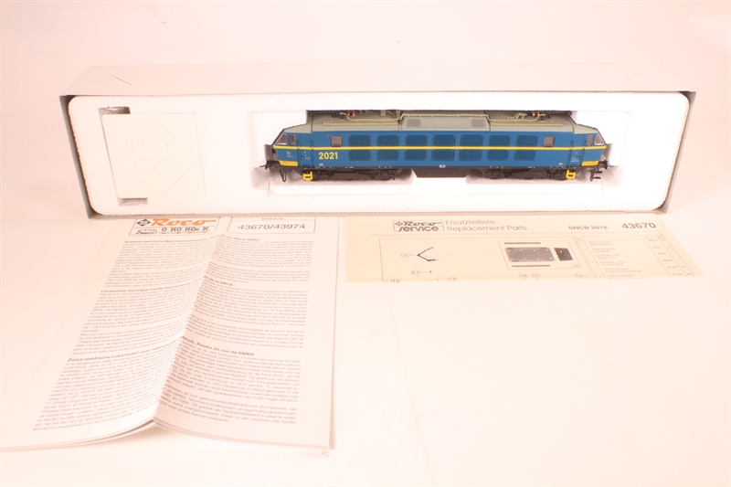 Roco 43670Roco Type 20 Electric Locomotive #2021 of the Belgian SNCB