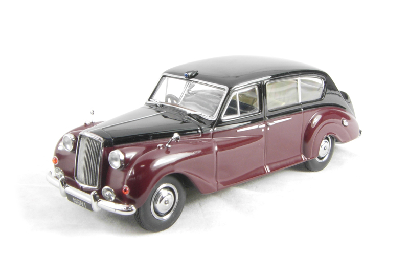 Oxford Diecast 43AP004 Austin Princess (Late) in Black/Royal Claret