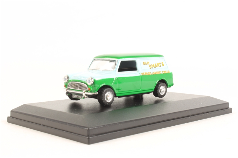 Oxford Diecast 43BC001 Mini Van - 'Billy Smart's Circus' - Hattons