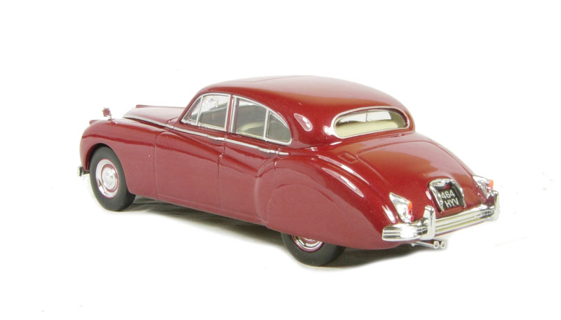 Oxford Diecast 43JAGVII004 Jaguar MkVIIM "Claret Metallic (Queen