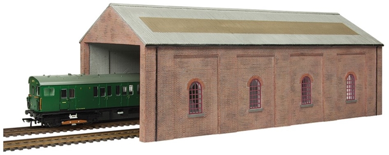 Bachmann Branchline 44-0183R Electric Train Depot with red windows