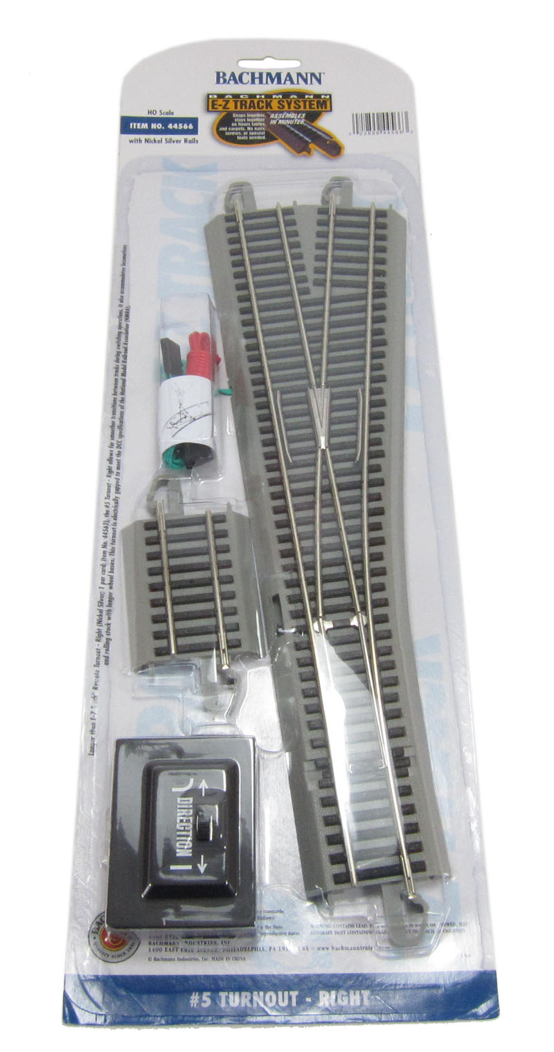 Bachmann USA 44566BAC #5 Turnout - Right (1/Card) - Hattons