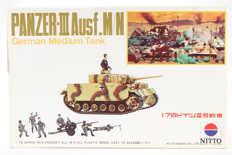 Nitto 446-250 1/76 Panzer-III Ausf. M/N German Medium Tank