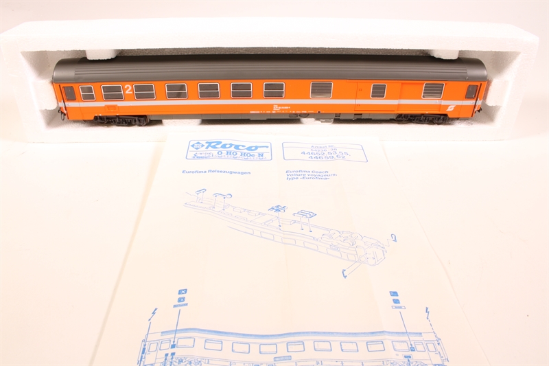 Roco 44663 2nd Class Express Baggage Coach, Type BDmsz of the +ûBB ...