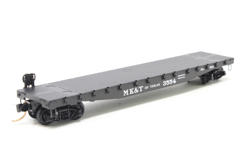 Micro-Trains 45240 50' fishbelly side with side mount brake wheel flat