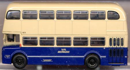 Corgi OM45603 Ex BMMO D9 blue/white d/deck bus "West Midlands PTE"