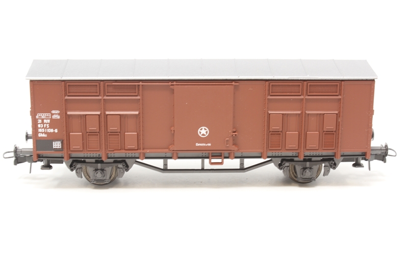 Roco 46000 Covered wagon, type Ghks of the FS