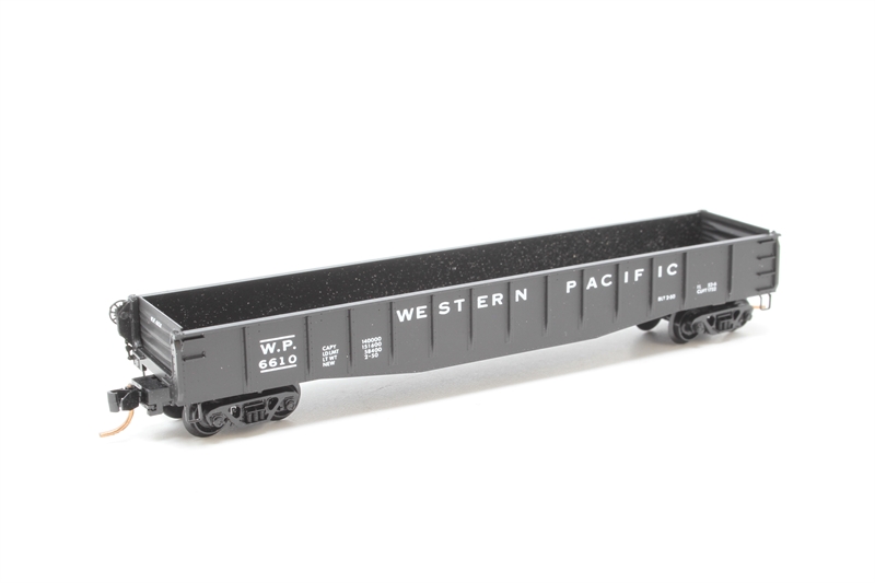 Micro-Trains 46050-6610 50' fishbelly side gondola with side mount brake - Hattons