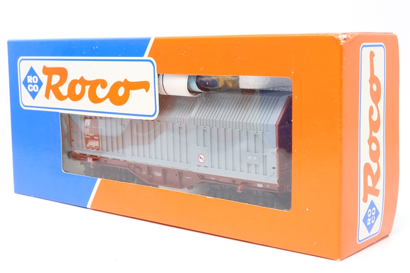 Roco 46292 Shimms type sliding-cowl steel coil wagon of - Hattons