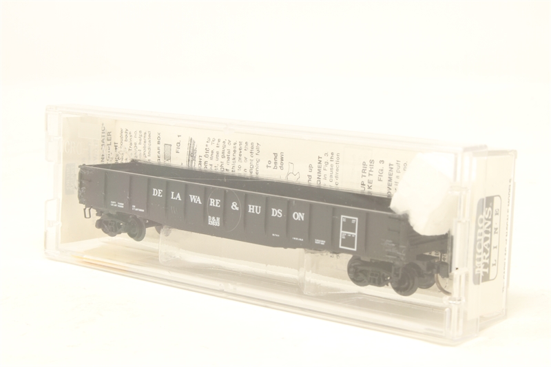 Micro-Trains 46310 50' fishbelly side gondola with side mount brake wheel