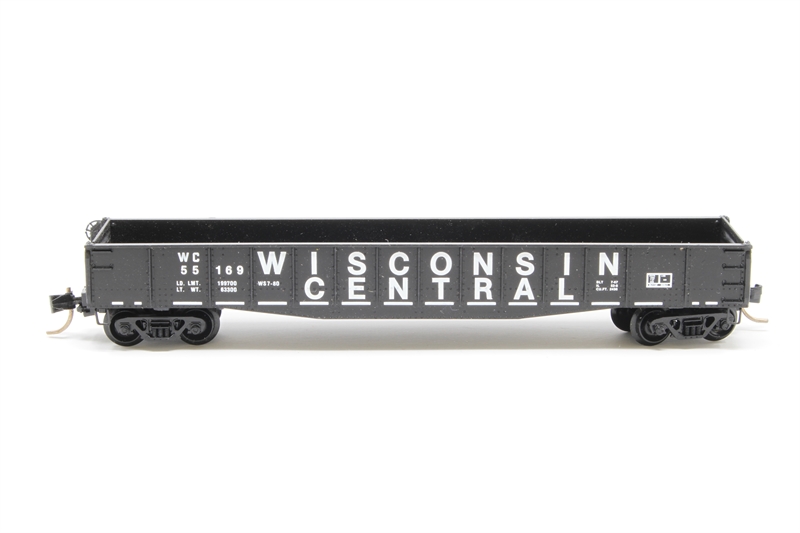 Micro-Trains 46330 50' fishbelly side gondola with side mount brake wheel