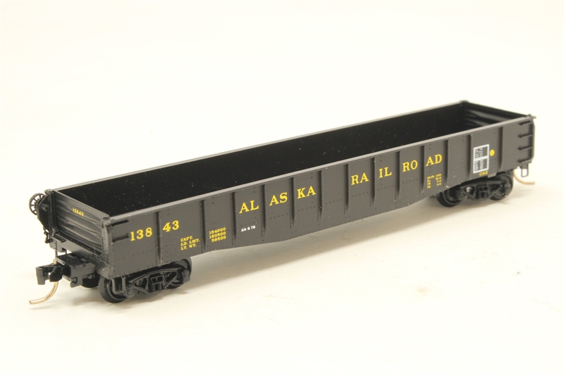Micro-Trains 46340 50' fishbelly side gondola with side mount brake wheel