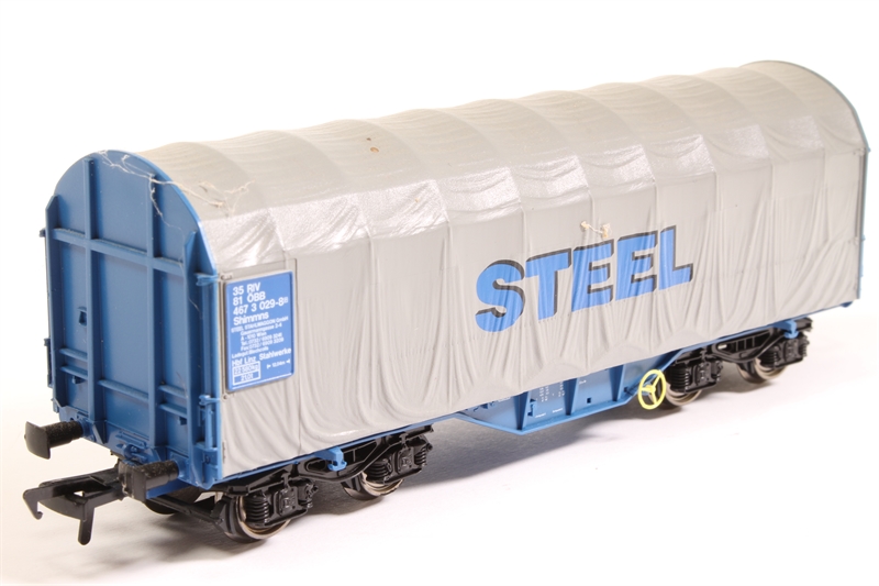 Roco 46941 Sliding Tarpaulin Bogie Wagon - 'Steel' of the - Hattons
