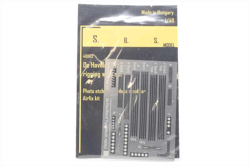 SBS Model 48063SBS Tiger Moth rigging wire set - for use with Airfix kits