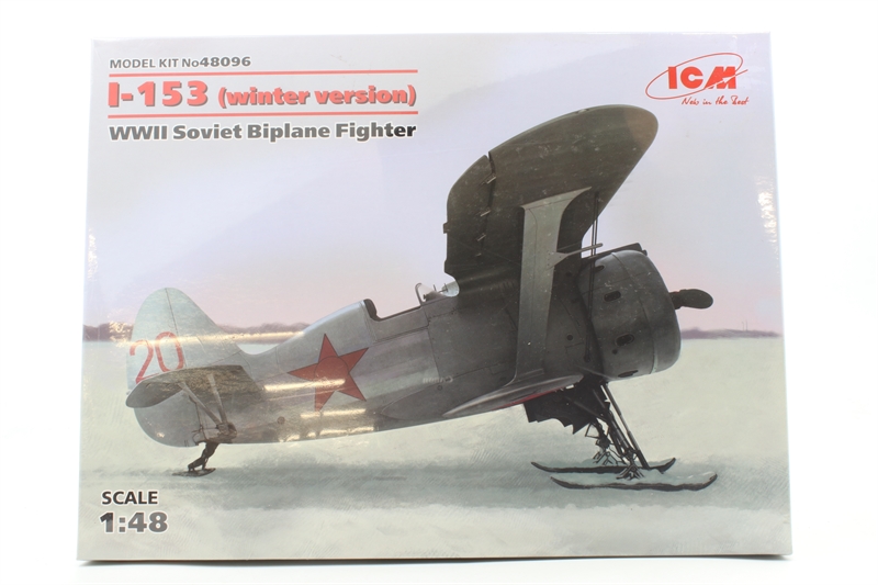 ICM 48096ICM I-153 (Winter Version) WWII Soviet Biplane Fighter