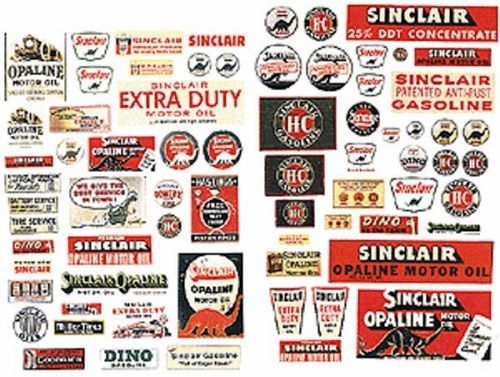 JL Innovative Design 486JL Vintage Sinclair Gas Station Posters/Signs