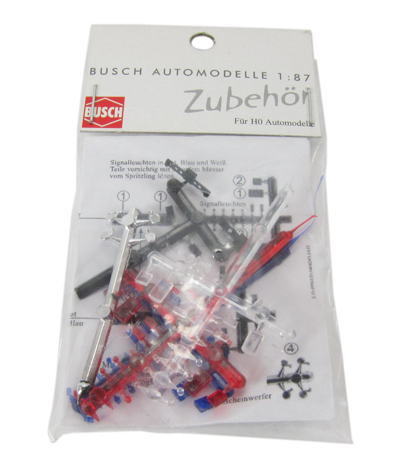 Busch 49963BUS American Police Sirens Lights HO scale