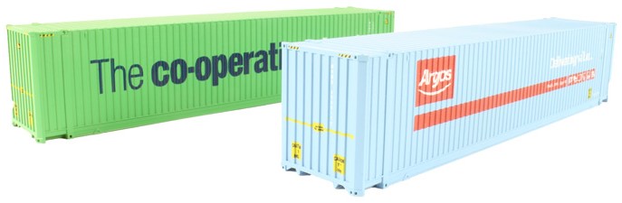 Dapol 4F-028-019 45ft Hi-Cube containers "Argos & Co-Op" - 450067 3