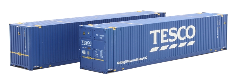 Dapol 4F-028-112 45ft Hi-Cube containers "Tesco" - 500112 - Hattons