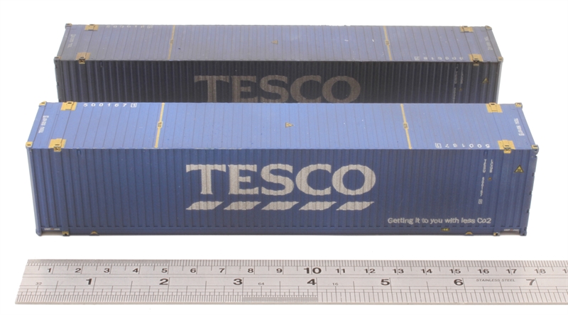 Dapol 4F-028-113 45ft Hi-Cube containers "Tesco" - 500112 - Hattons