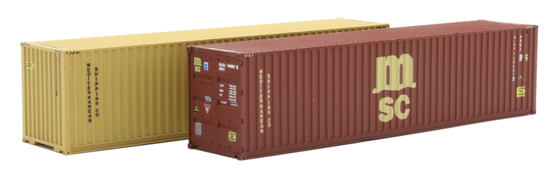 Dapol 4F-028-150 40ft Hi-Cube containers "MSC" - 749897 7 - Hattons