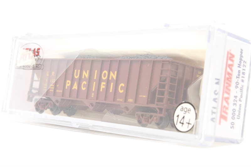 Atlas 50000324 3-bay 90t open hopper of the Union Pacific - brown