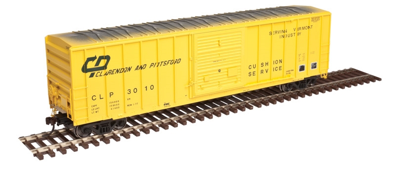 Atlas 50003421 50' FMC 5077 ribbed side no roofwalk boxcar of the