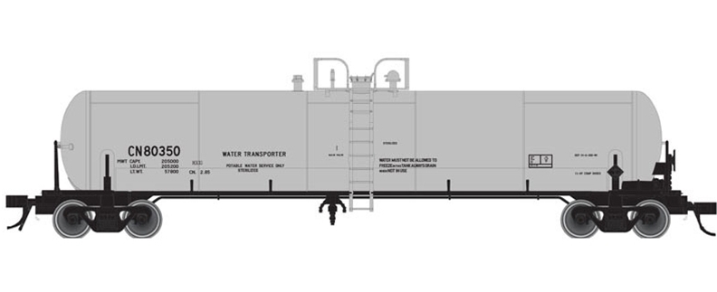 Atlas 50004633 20,700 gallon general service tank car of the Canadian ...