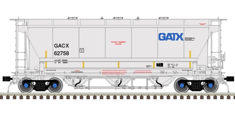 Atlas 50006221 3-bay Trinity 3230 covered hopper of GATX Corporation