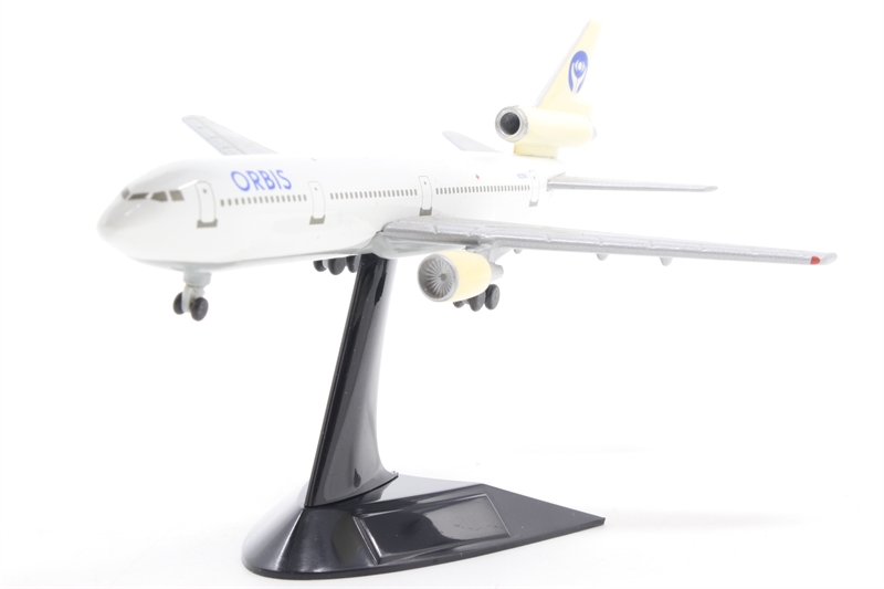Herpa 500128 McDonnell Douglas DC-10-10 Orbis N220AU 1990s colours
