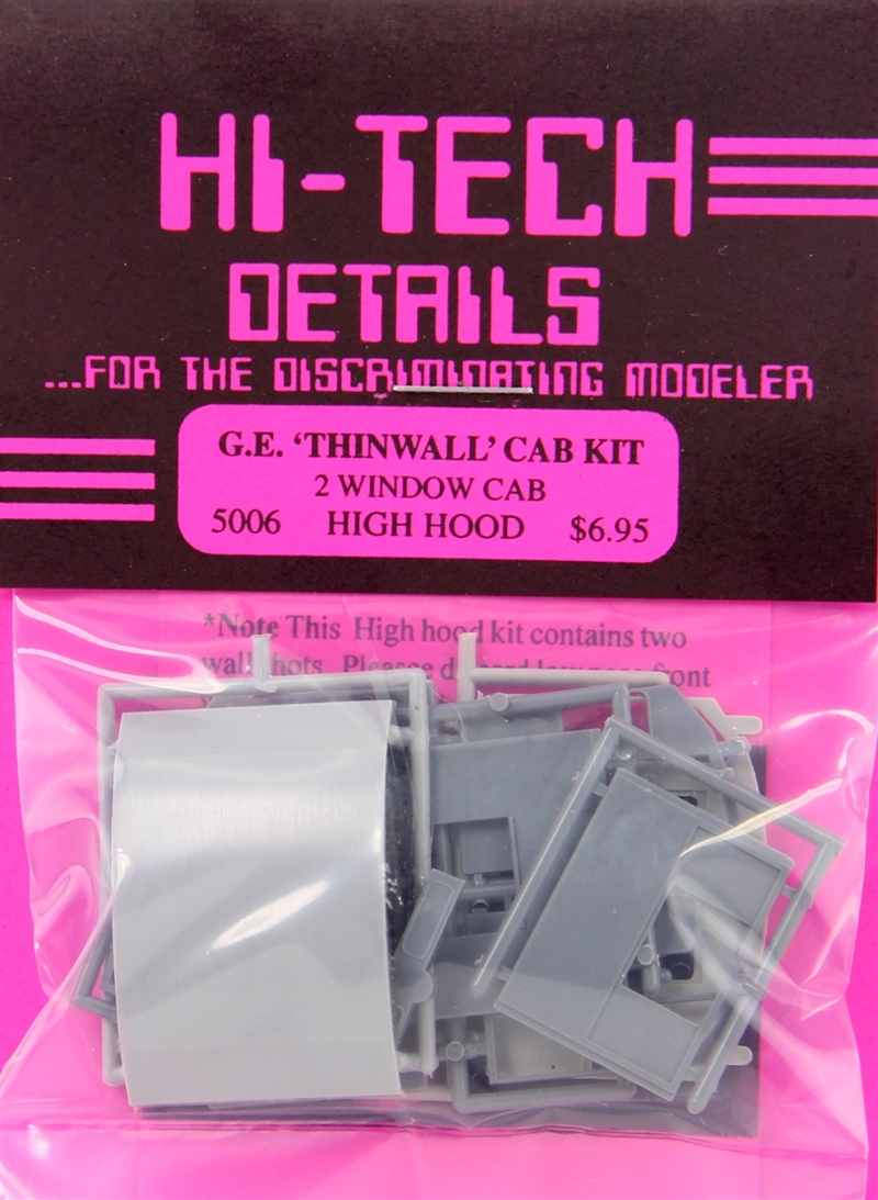 Hi-Tech Details 5006HITD GE Diesel Thinwall Cab Kit, 2-Window High Hood