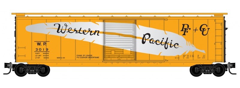 Micro-Trains 50500481M-T 50' Standard Box Car with Single Door, Western