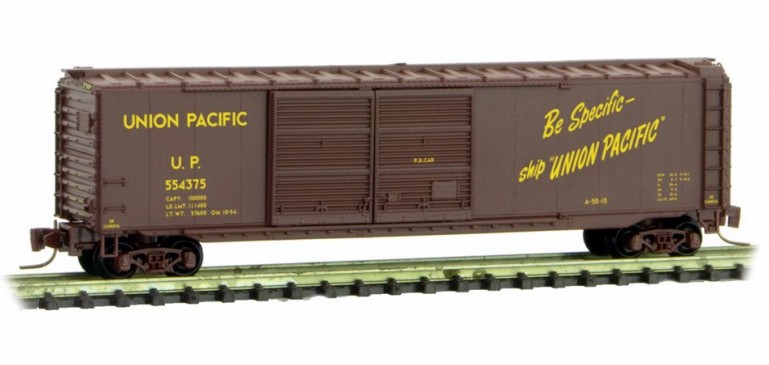 Micro-Trains 50600411M-T 50' Standard Box Car with Double Doors, Union - Hattons