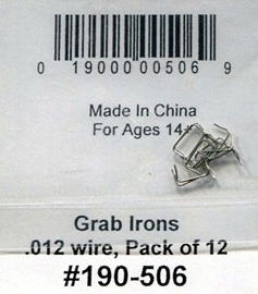 Cal Scale 506CSC Grab Irons .012 Wire 12/ (12)