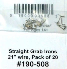 Cal Scale 508CSC Straight Grab Irons .012 Lg - Hattons