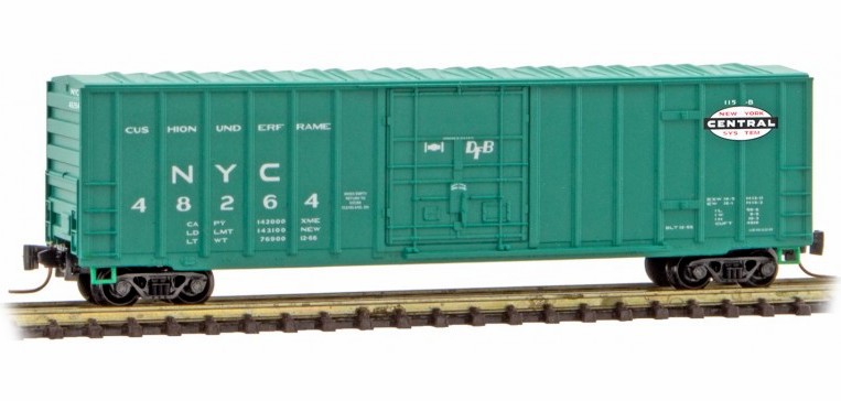 Micro-Trains 51100282M-T 50' Rib Side Box Car with Plug Door and No