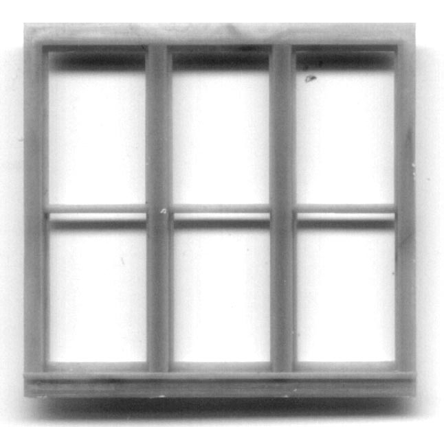 Grandt Line 5204GDL Six-Pane Double Hung Triple Windows, 100 x 92 ...