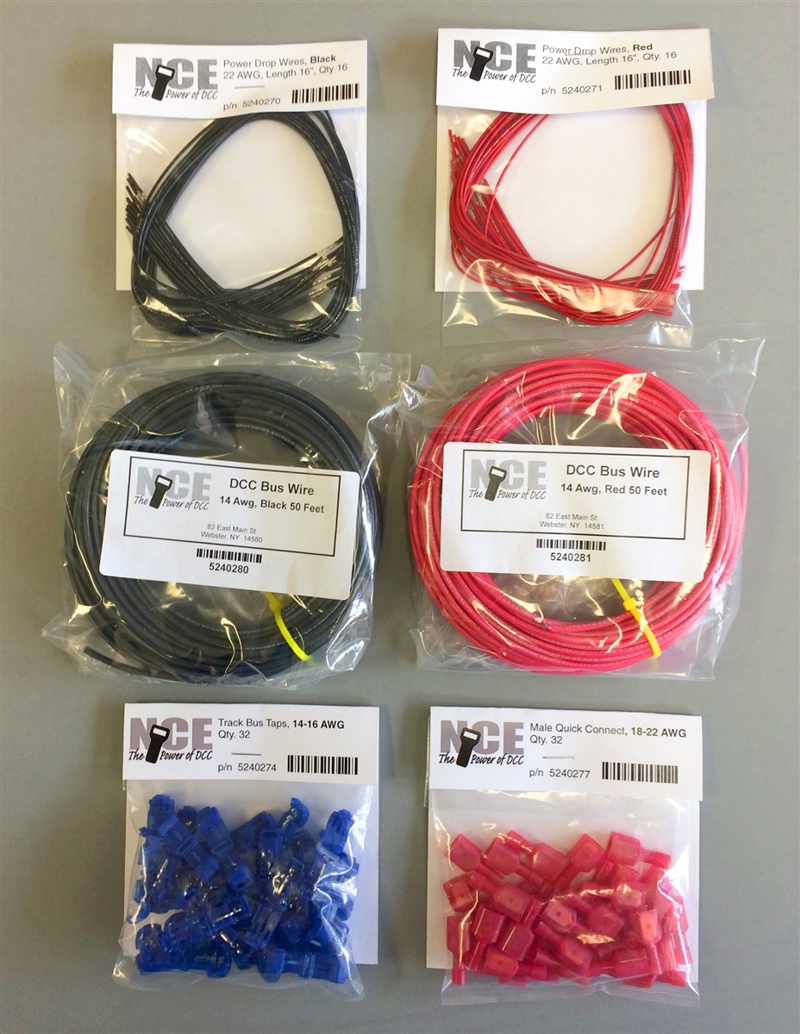 NCE 524-268 Layout Wiring Kit 50 Foot DCC Power Bus - Hattons