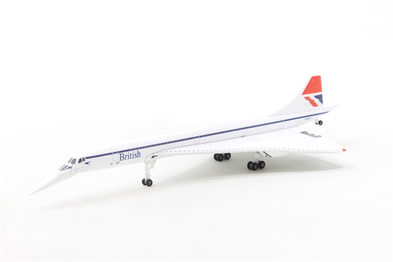 Herpa 527477-001 Aerospatiale/BAe Concorde British Airways G-BOAF 1970s ...