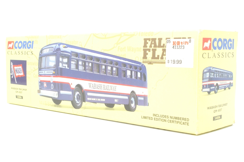 Corgi 54006 Wabash Railway crew bus GM 4507 - Hattons