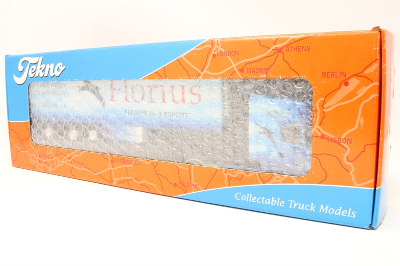 Tekno 55352TEK Scania R580 Topline with refrigerated trailer 'Florius'