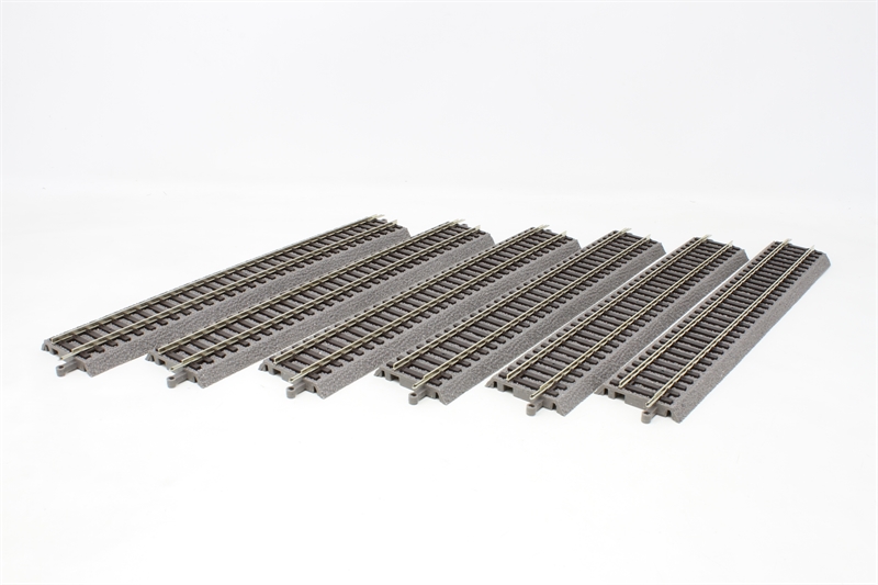 Piko 55400PIKO Box of 6 Roadbed Straight A-Track 239mm - Hattons