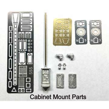 Showcase Miniatures 555SHO GRS Cabinet Mount Searchlight Signal Kit