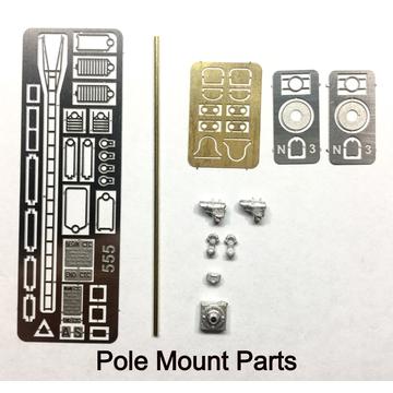 Showcase Miniatures 559SHO GRS Pole Mount Searchlight Signal Kit
