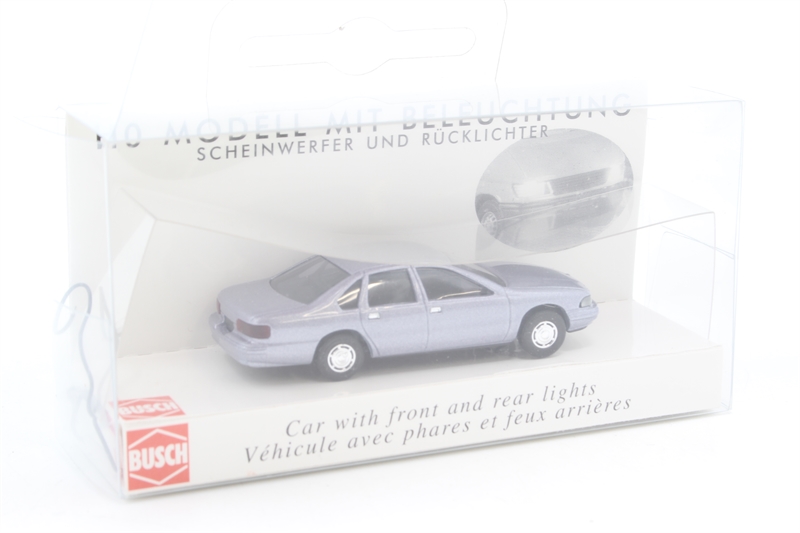 Busch 5654BUS Chevrolet Caprice Wiyh Lights HO scale