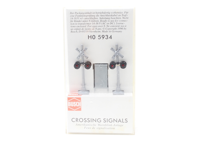 Busch 5934BUS American Crossing Lights HO scale
