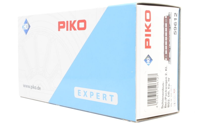 Piko 59612 Schienenbus-Bei-/Packwagen 2. Kl. BD2 998 191-1 of the DB