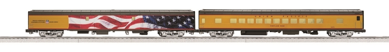 Lionel 6-83019 21 Baggage Car and Coach Set, Union Pacific Excursion ...