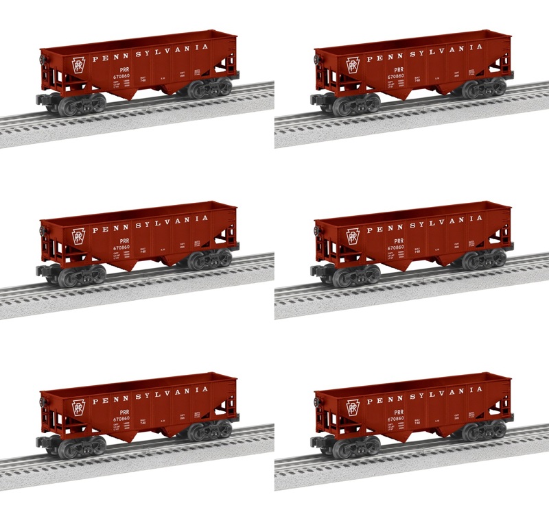 Lionel 6-84771 Hopper 6-Car Set, Pennsylvania Railroad - Hattons