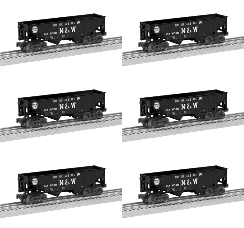 Lionel 6-84772 Hopper 6-Car Set, Norfolk and Western - Hattons